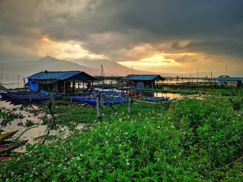 Rawa Pening stock photo. Image of travel, pening, landscape - 77034240