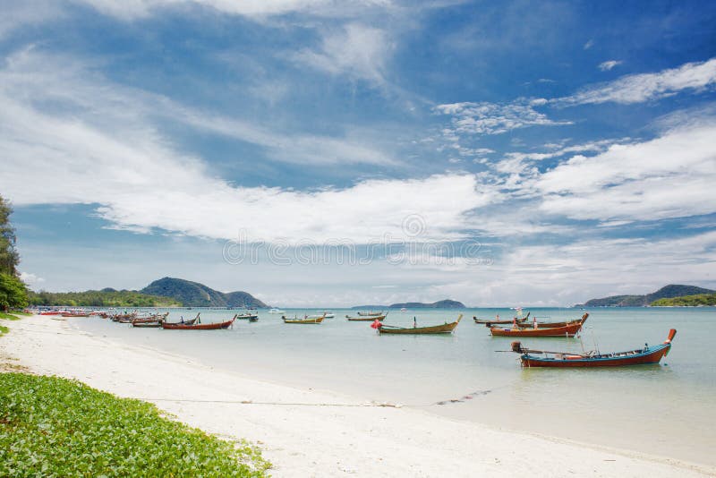Rawai beach stock photo. Image of seascape, idyllic, rawai - 65302558