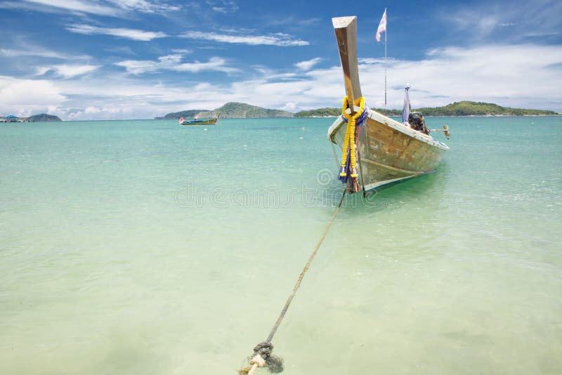 Rawai beach stock image. Image of resort, seascape, authentic - 65303707
