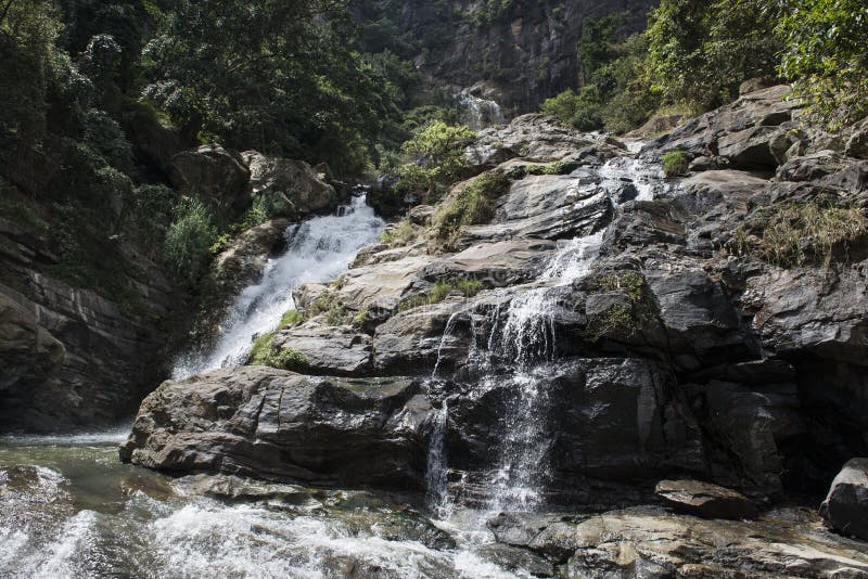 Rawana Fall. Ella, Sri Lanka. Stock Image - Image of green, water: 65362139