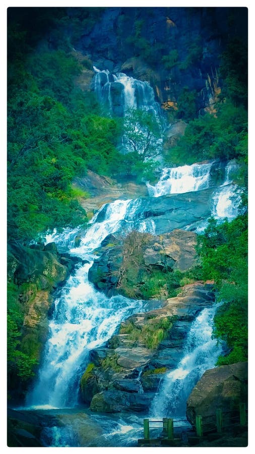 Rawana Water Fall in Sri Lanka Stock Image - Image of ravana, nature ...