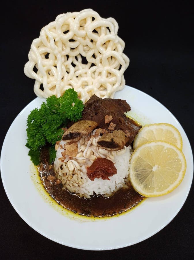 Rawon from indonesia stock image. Image of lunch, produce - 255184371