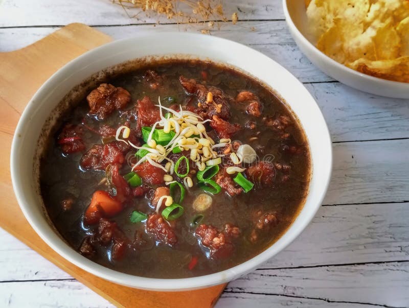 Rawon is a Typical Dish from Ponorogo, Indonesia Stock Photo - Image of ...
