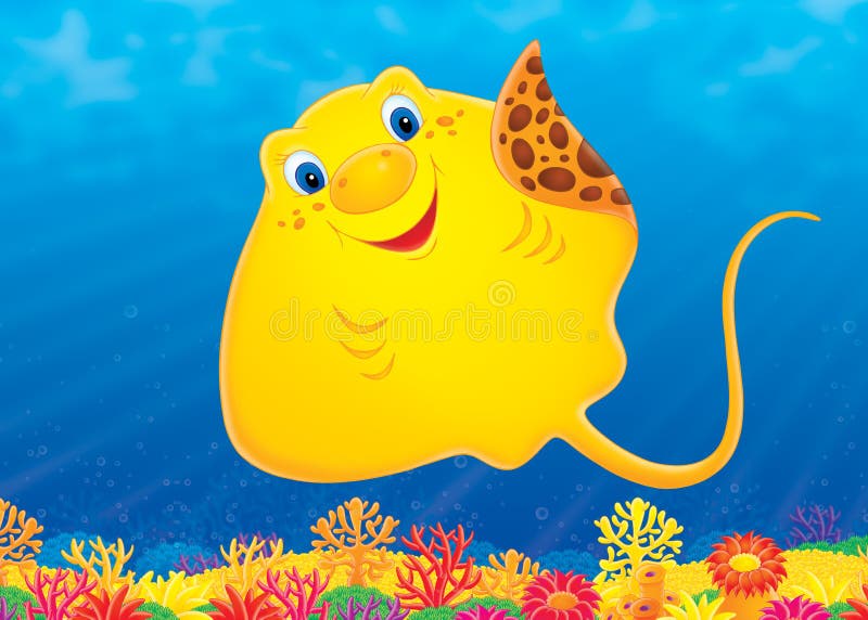 Ray stock illustration. Illustration of hand, cheerful - 6570564