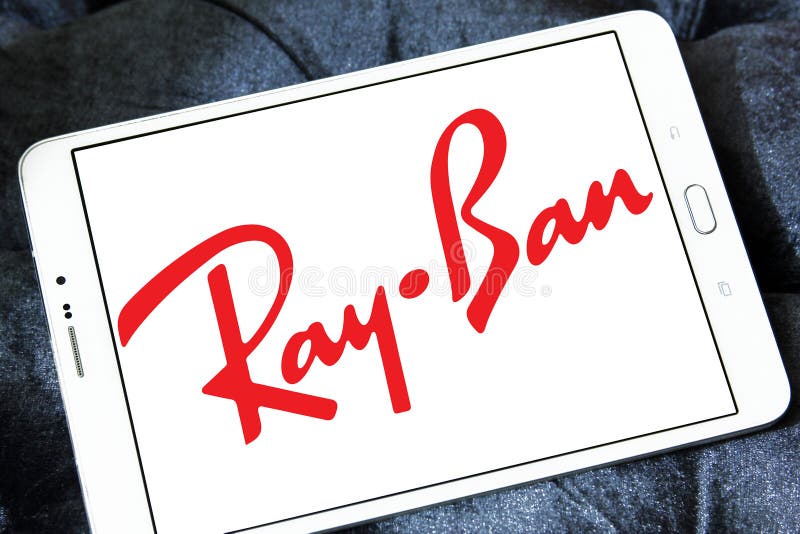 Ray-Ban-Logo redaktionelles stockbild. Bild von marken - 94911849