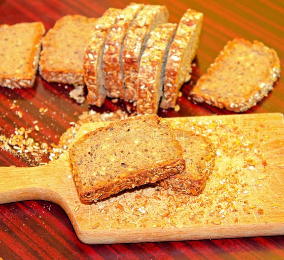 Ray bread stock photo. Image of healthy, grains, wood - 16073812