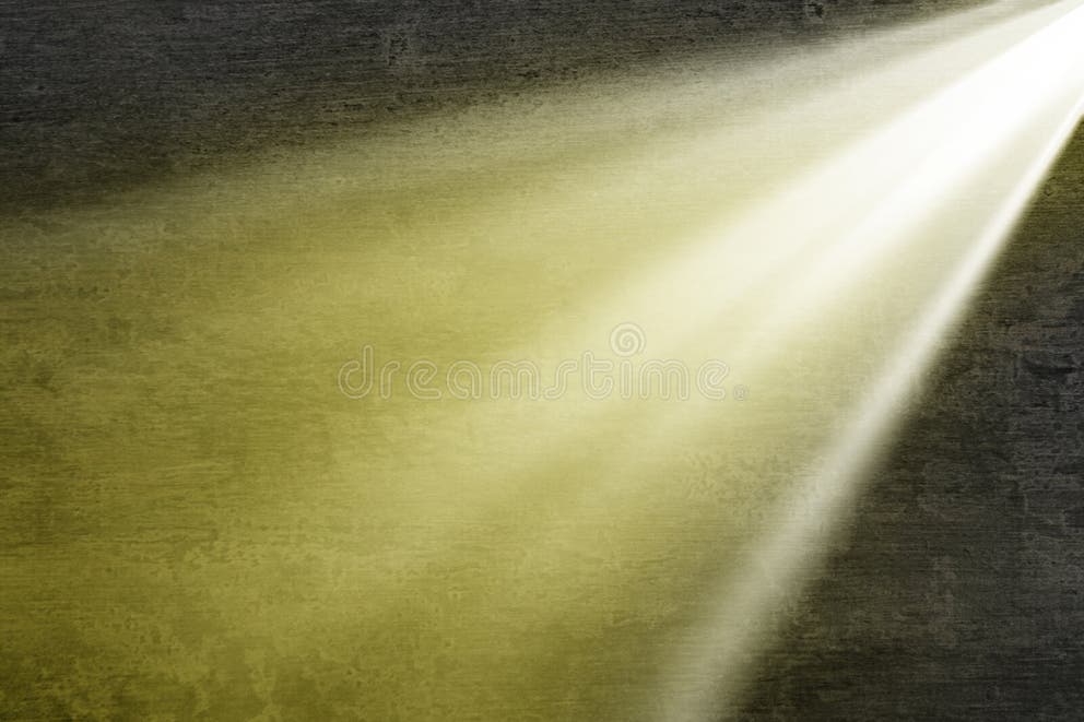 Ray of Bright Divine Light in Darkness Stock Photo - Image of ...