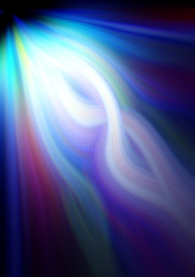 A Light Ray of Soft Colours Stock Illustration - Illustration of ...