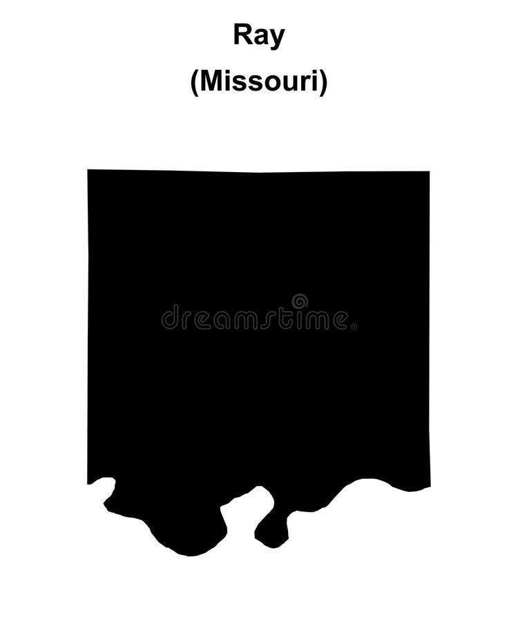 Ray outline map stock vector. Illustration of shape - 361615737