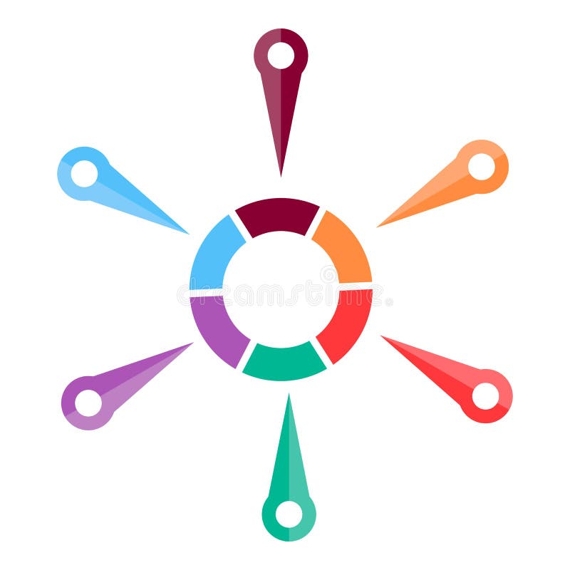 Ray Diagram Icon, Flat Style Stock Illustration - Illustration of ...