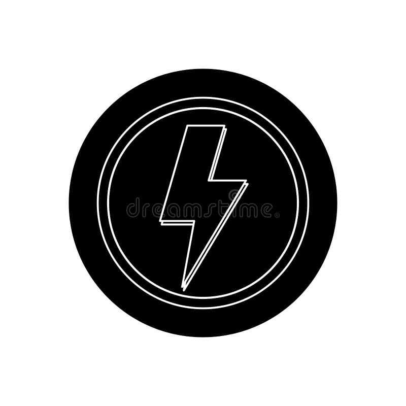 Ray electricity symbol stock image. Image of fast, volt - 87613563