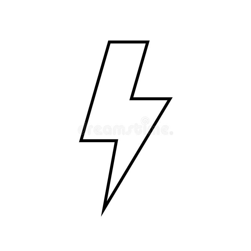 Ray electricity symbol stock photo. Image of icon, generator - 87613968
