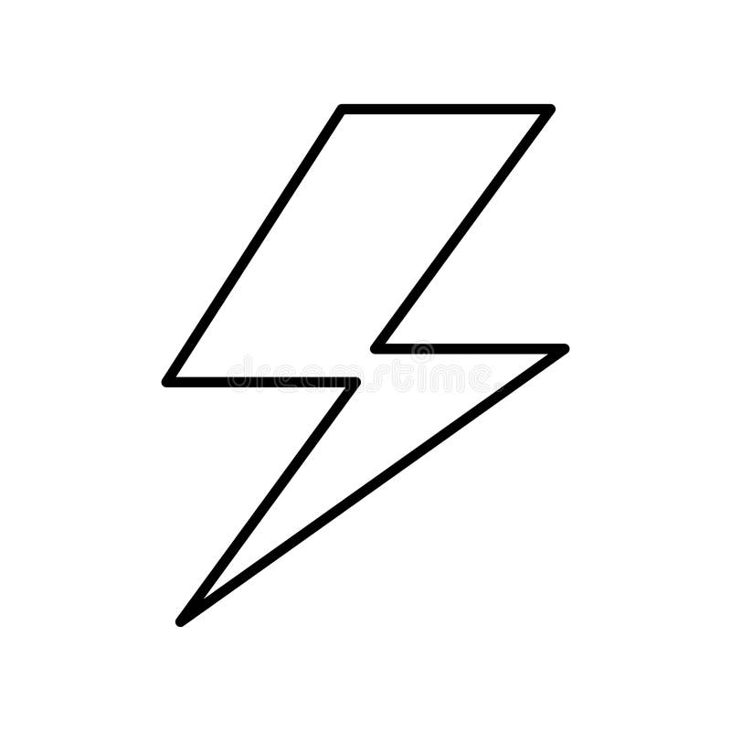 Ray energy symbol icon stock illustration. Illustration of electricity ...