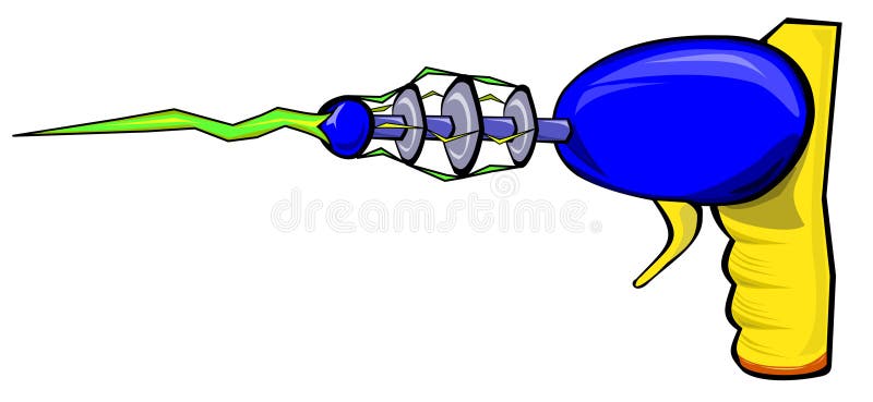 Ray gun stock photo. Illustration of vector, hero, comic - 26147768