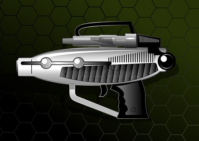 Ray Gun. stock vector. Illustration of character, weapon - 36579445