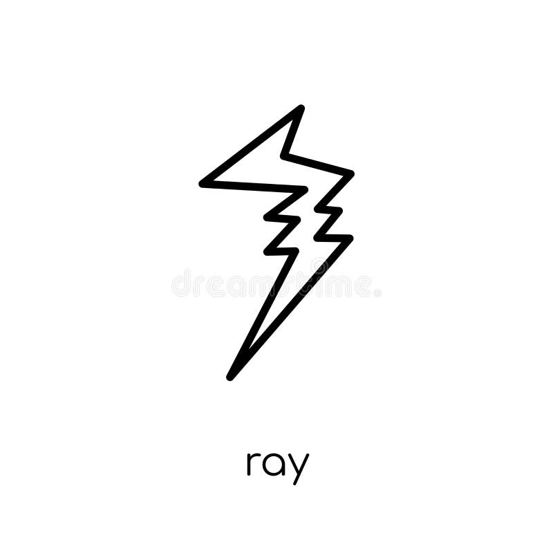 Ray Icon from Geometry Collection. Stock Vector - Illustration of ...
