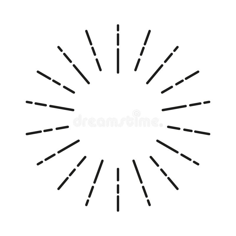 Ray Icon. Simple Vector Illustration Stock Vector - Illustration of ...