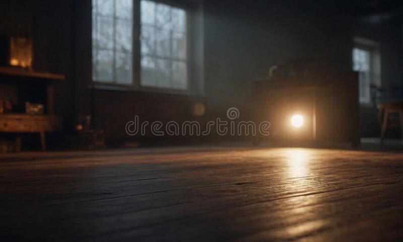 A Ray of Light in the Dark. Mystical Light Stock Illustration ...