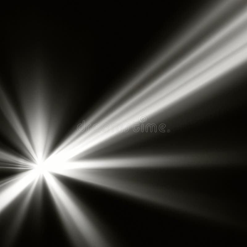 Ray Light Effects on Black Background for Overlay Design. Rays of Light ...