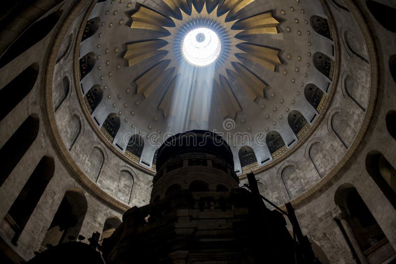 Ray of Light Falling in the Church Stock Image - Image of christian ...