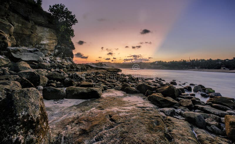 Ray of Light in Klayar Beach Stock Photo - Image of asia, light: 115983772