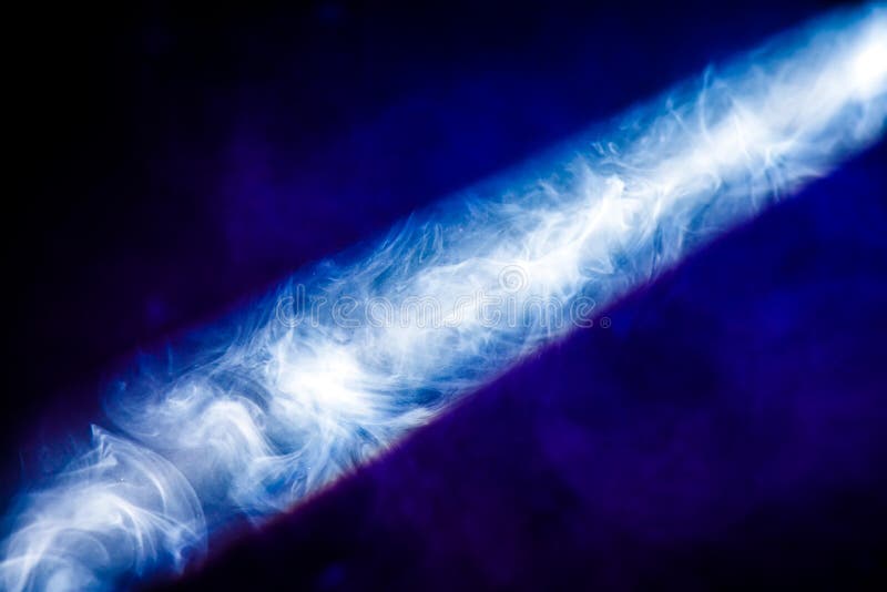 Ray of Light in the Smoke at a Concert Stock Photo - Image of ...