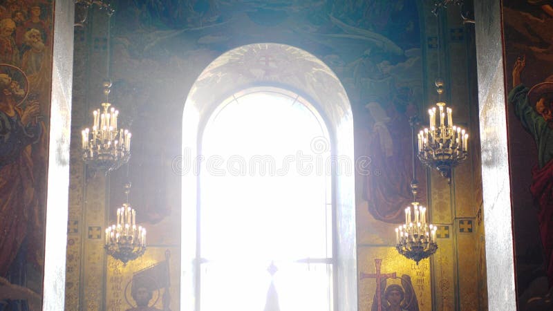 Ray of Light through the Window in the Cathedral Stock Photo - Image of ...