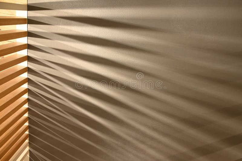 Ray Lights through Woodden Pattern Frame Creating Graphic Shadows Stock ...