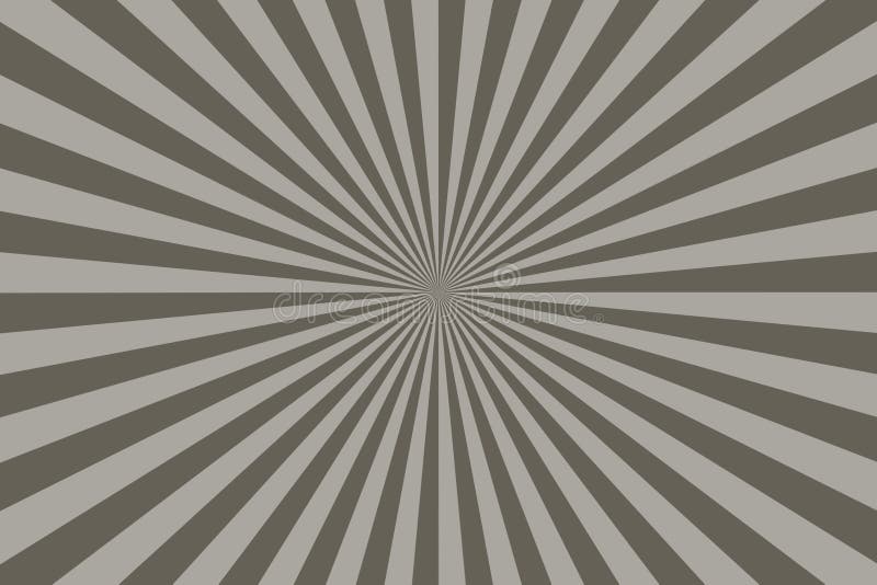 Ray Retro Background Gray Colored Rays. Stock Illustration ...