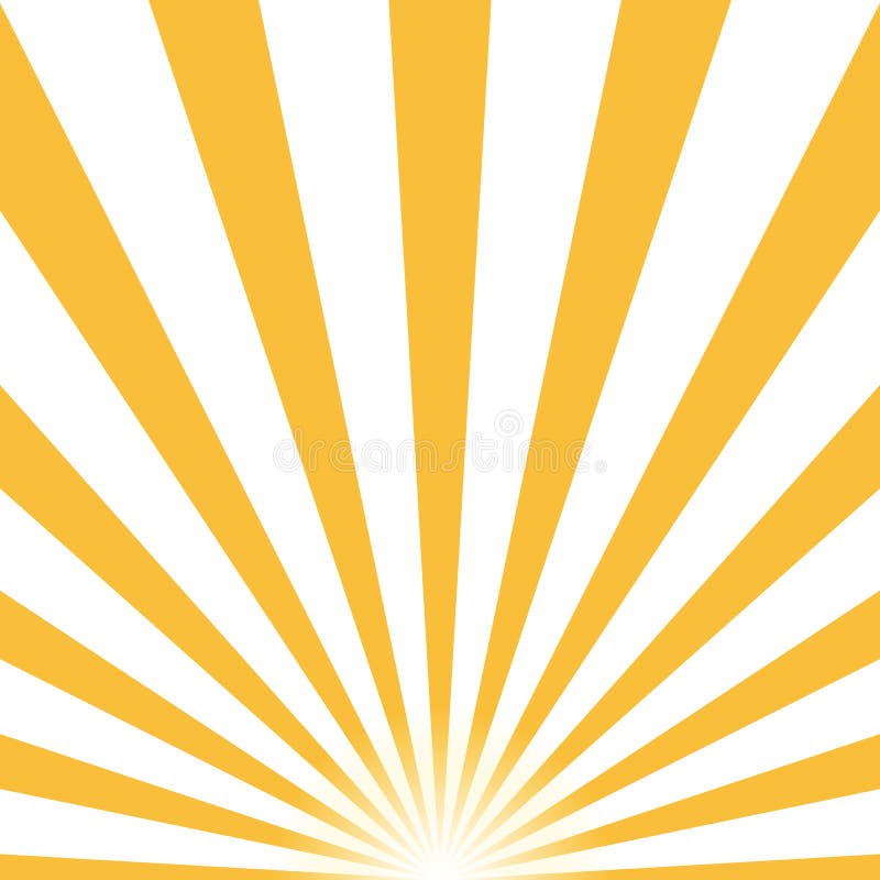 Ray Retro Background Yellow Colored Rays Stylish. Eps10 Stock Vector ...