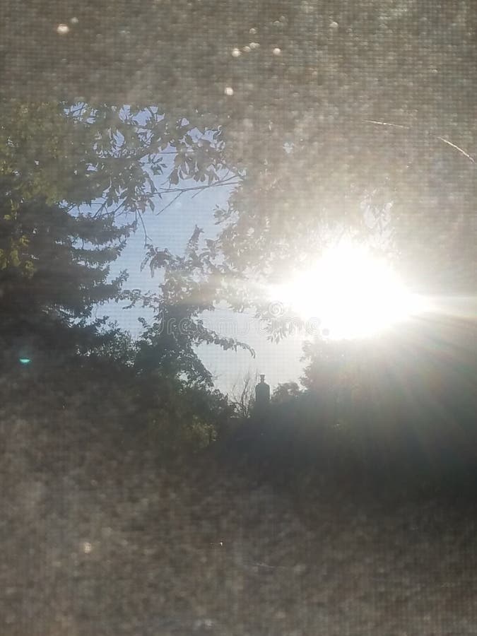 Ray of sun stock image. Image of glass, green, sunlight - 190443631