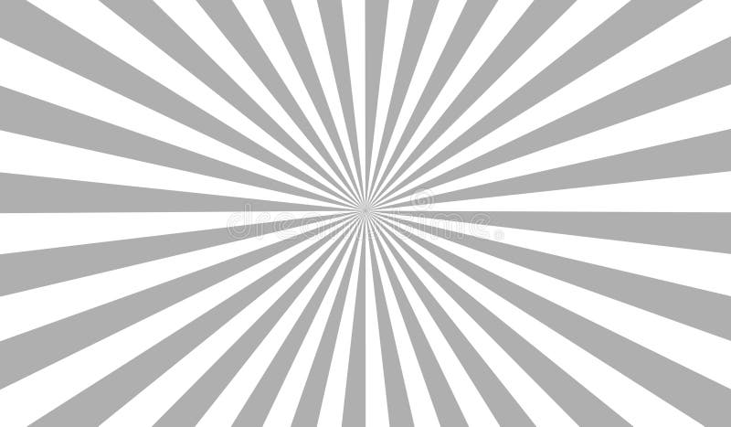 Circle Line. Sunshine Light Ray. Black Beam Isolated on White ...