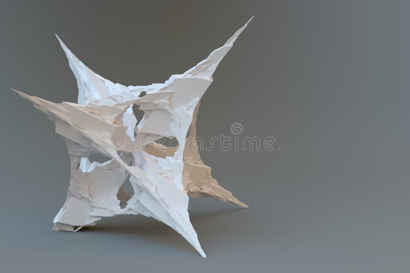 Abstract solid fractal stock illustration. Illustration of solid ...