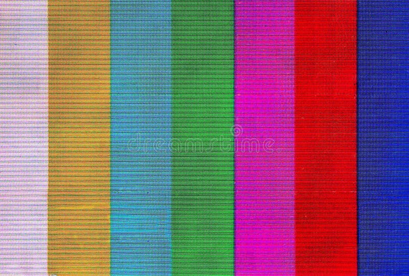 Rayas Coloridas En La Pantalla Del Lcd Foto de archivo - Imagen de ...
