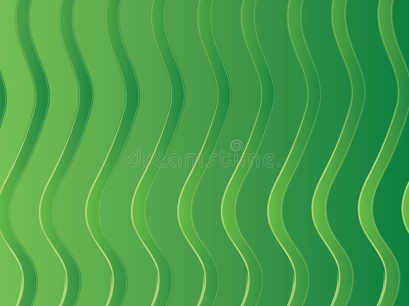 Rayas verdes ilustración del vector. Ilustración de hermoso - 6148327