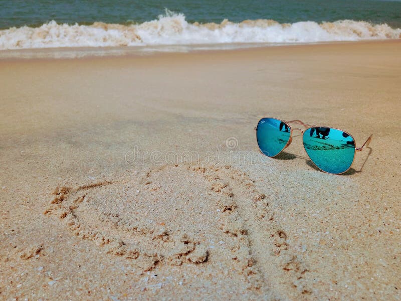 Ray Ban Sunglasses On The Beach