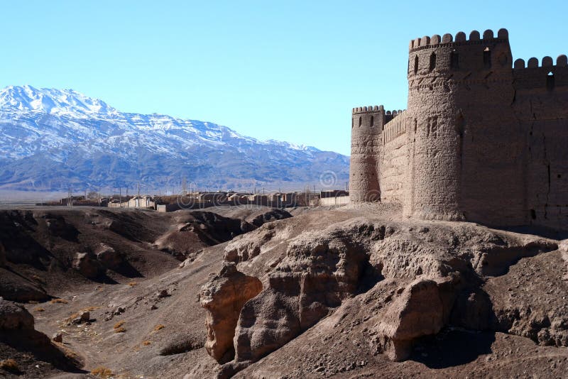 Rayen Castle stock image. Image of blue, mountains, fort - 10987453