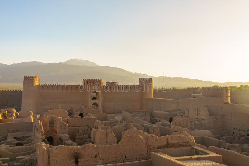 Rayen Castle in Kerman Iran Stock Image - Image of mahan, fortress ...