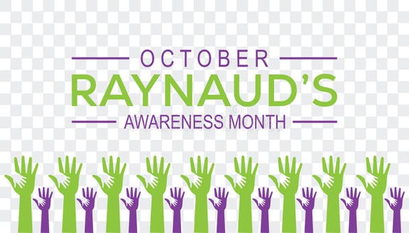 Raynauds Awareness Month is Observed Every Year on October. Stock ...