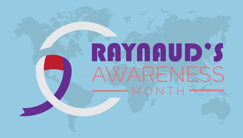 Raynauds Awareness Month is Observed Every Year on October. Stock ...
