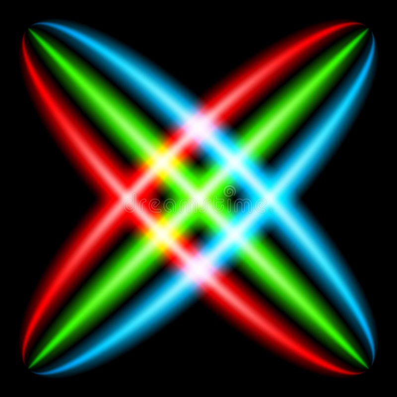 Rayo Abstracto #2 Del Arco Iris Ilustración del Vector - Ilustración de ...