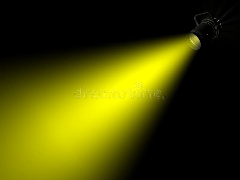 Rayo de la luz stock de ilustración. Ilustración de amarillo - 4766327