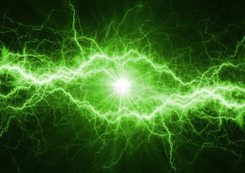 Poder Verde, Plasma Y Energía Stock de ilustración - Ilustración de ...