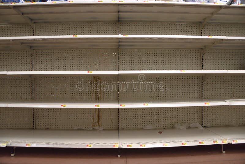 Rayon de magasin vide image stock. Image du affaires - 100231969