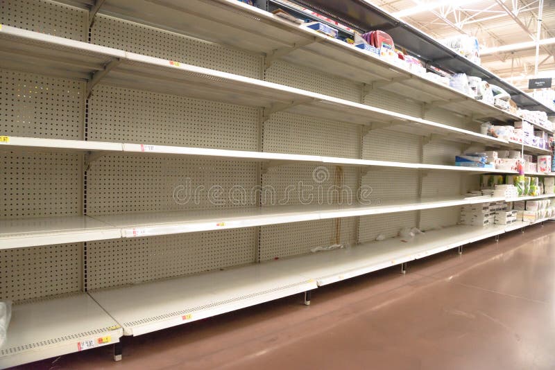 Rayon de magasin vide image stock. Image du amérique - 100231941