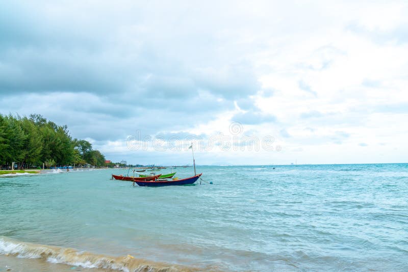 Rayong beach in thailand stock image. Image of rayong - 147883453