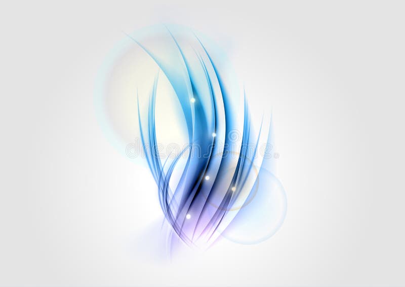 Rayos azules ilustración del vector. Ilustración de forma - 31291107