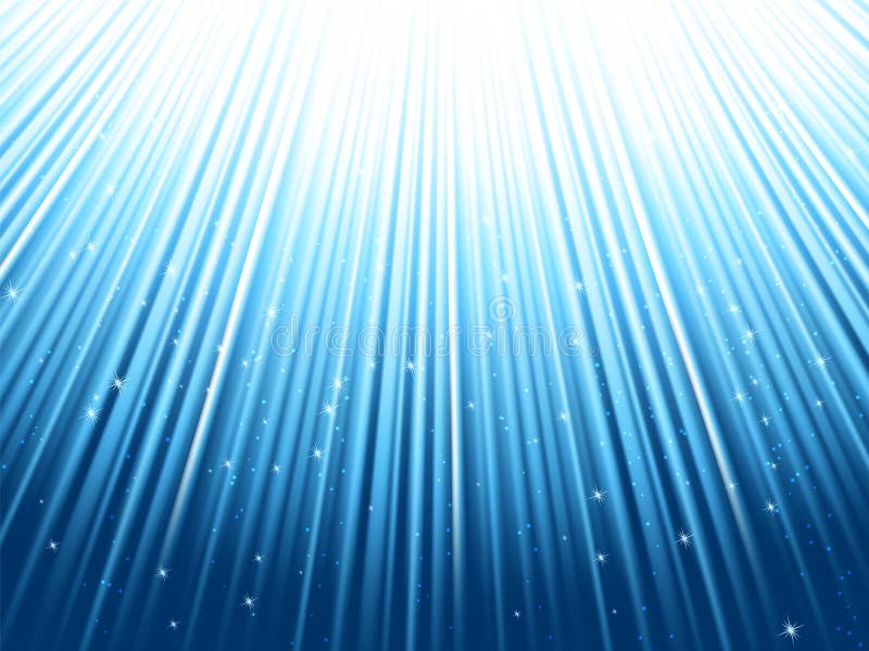 Rayos azules abstractos ilustración del vector. Ilustración de color ...