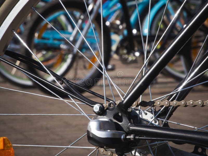 Rayos de la bicicleta imagen de archivo. Imagen de piezas - 27254157