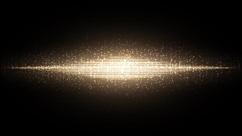 Los Rayos Ligeros De Oro Y Estallan Stock de ilustración - Ilustración ...